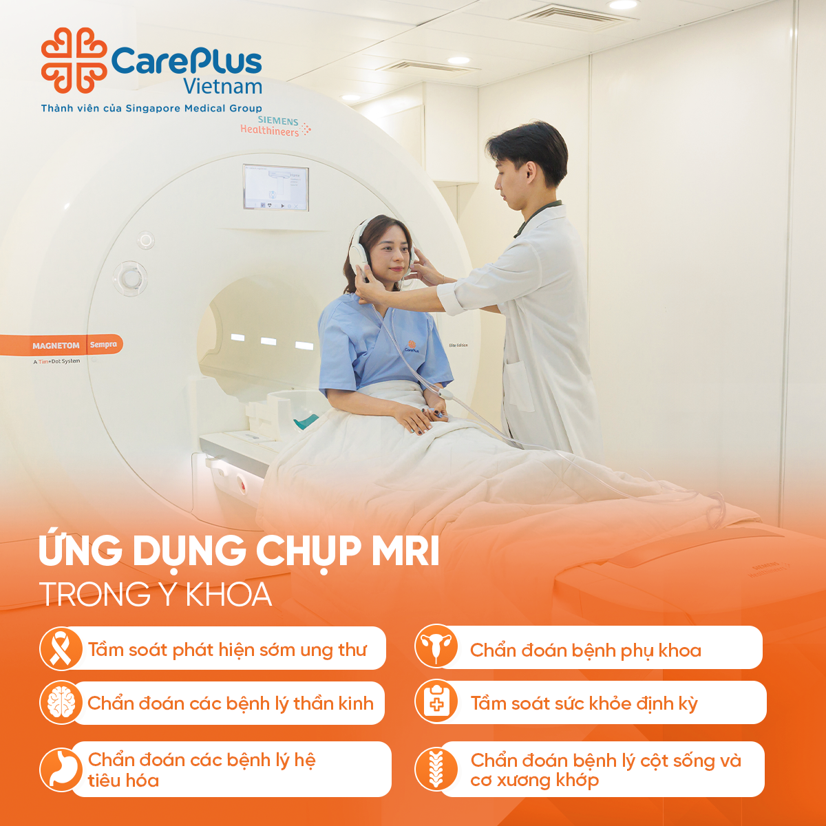 CAREPLUS RA MẮT DỊCH VỤ CHỤP MRI, CHỤP CT KẾT HỢP TRÍ TUỆ NHÂN TẠO (AI)